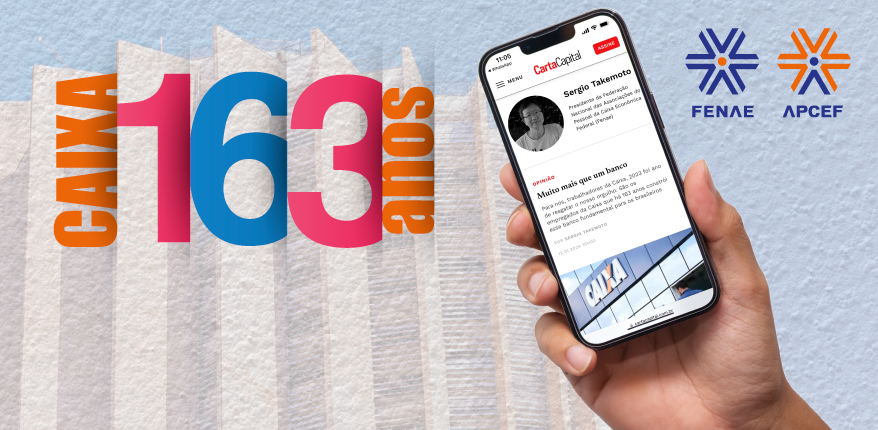 A Caixa é muito mais que um banco, diz Takemoto em artigo | Fenae Portal